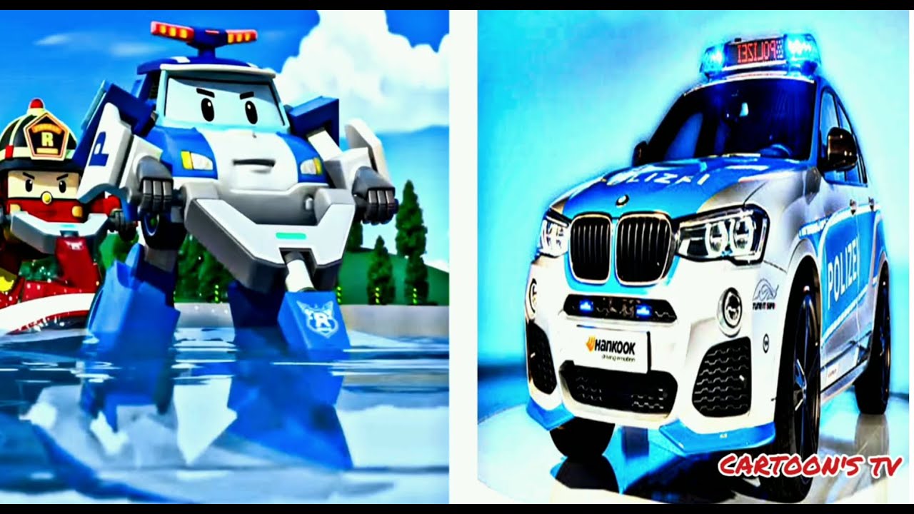 Robocar Poli Characters ln Real Life Part 2 - YouTube