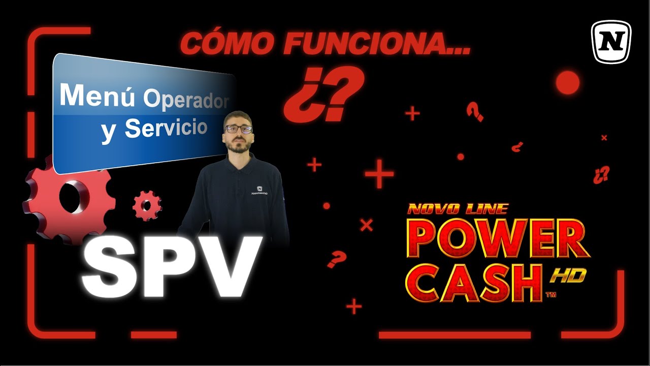 LOS MENÚS DE OPERADOR Y SERVICIO EN NOVO LINE POWER CASH CON DAVID ...