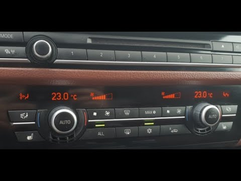 BMW F10 air conditioning system not working, the blower starts and ...