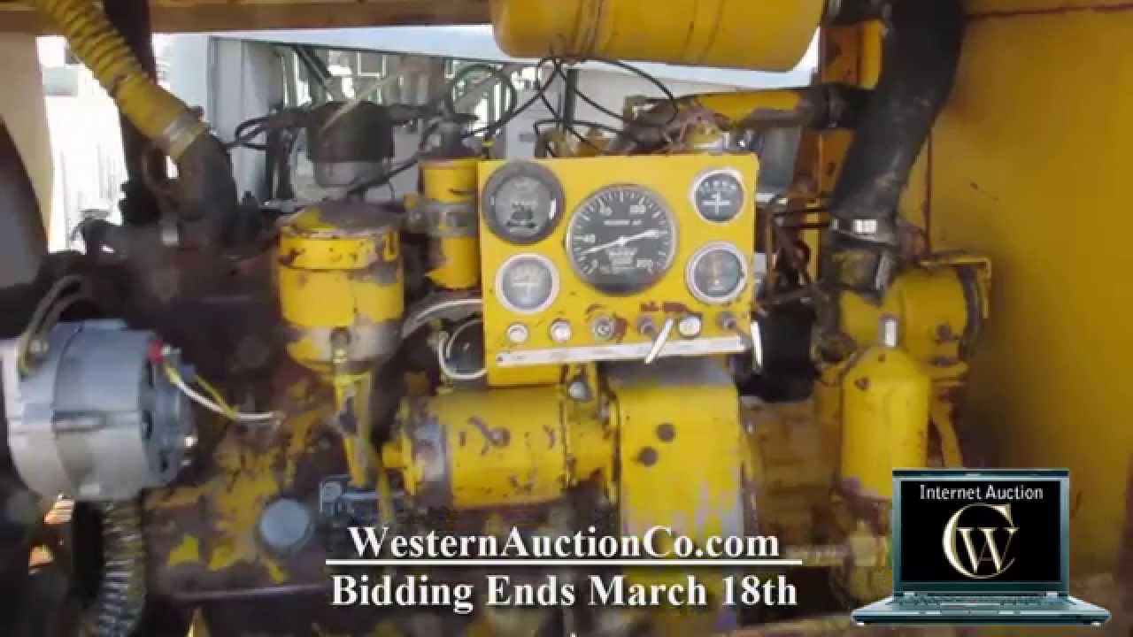 Lot 276 Davey Gas Powered Air Compressor - YouTube