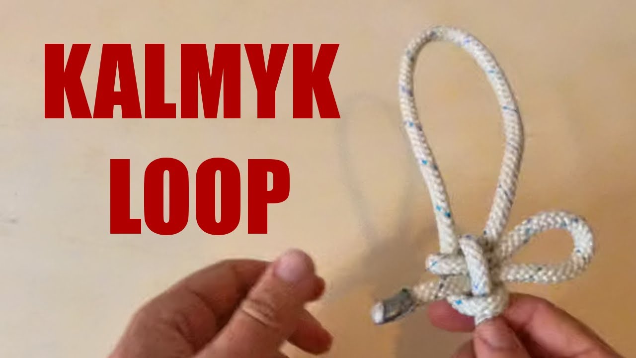 How to tie the Kalmyk loop - Tutorial - YouTube