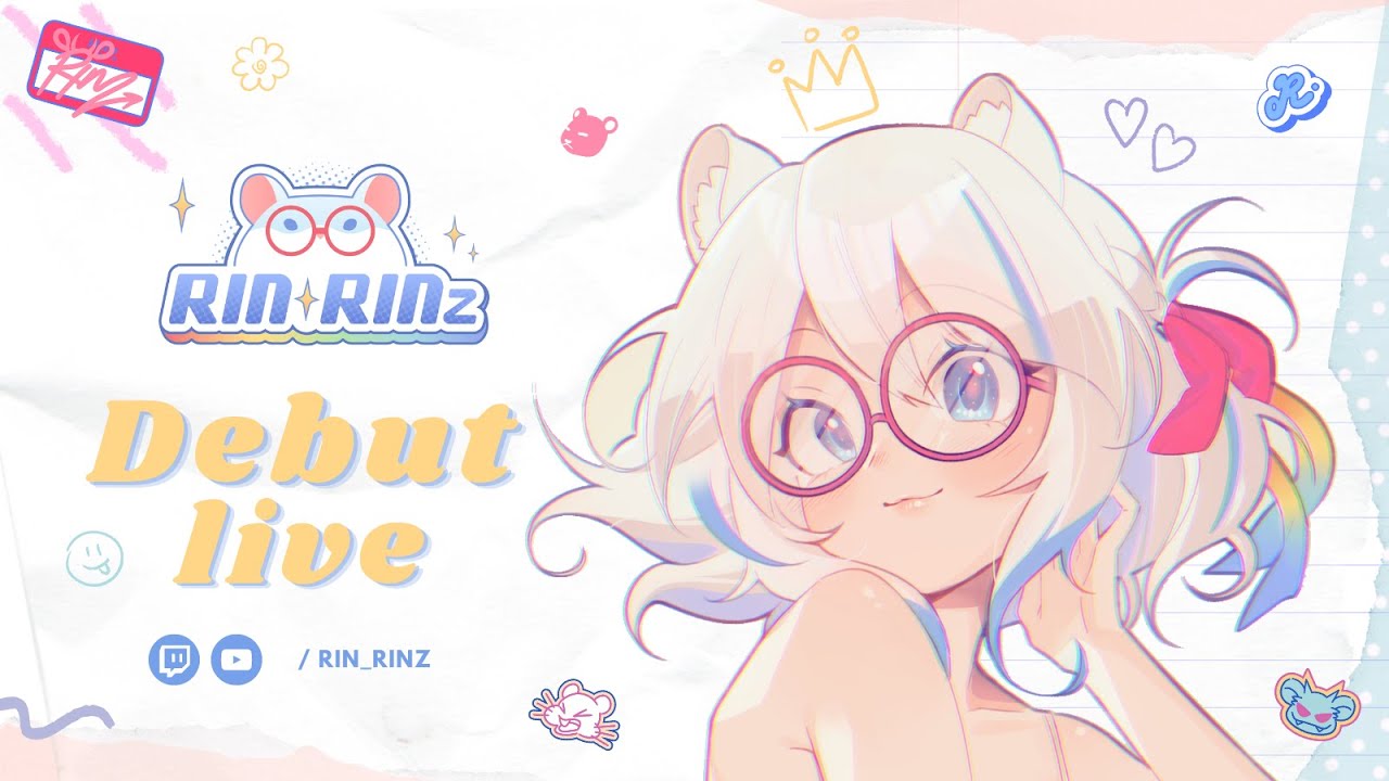 【🐹LIVE DEBUT】HE HE BOY! Your hamster is here - RIN_RINZ - YouTube