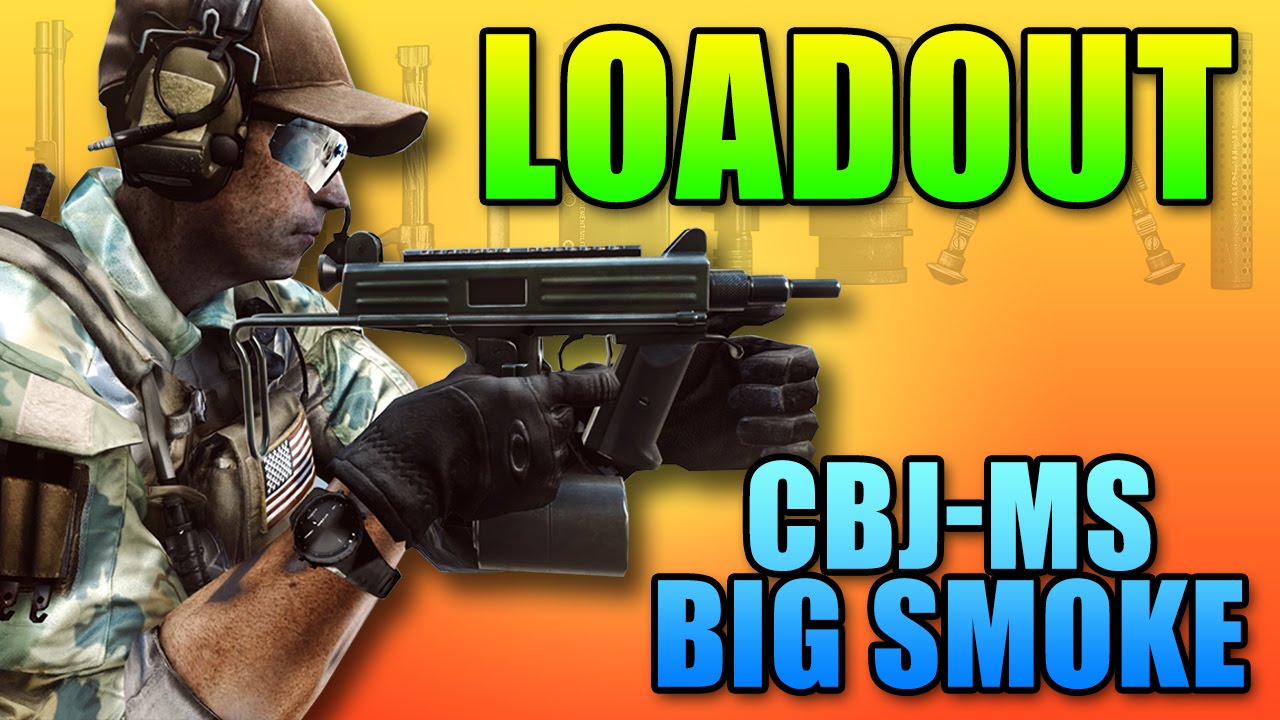 Loadout - CBJ-MS Big Smoke | Battlefield 4 PDW Gameplay - YouTube