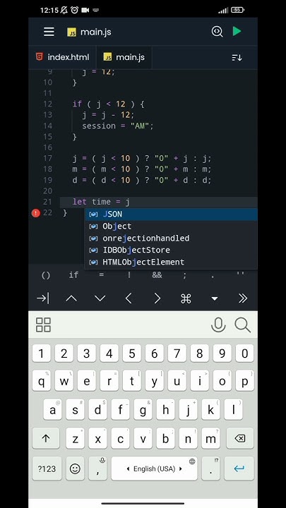 Jam Real Time Menggunakan JavaScript - YouTube