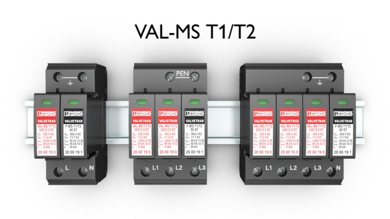 VAL-MS T1/T2 Lightning Arrester | The Highest Degree of Protection ...