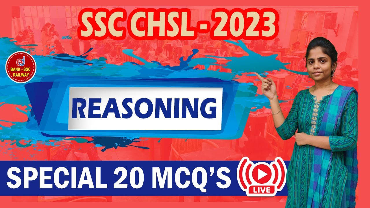 SSC CHSL : Reasoning Problems | SSC Questions & Answer Live Discussion ...