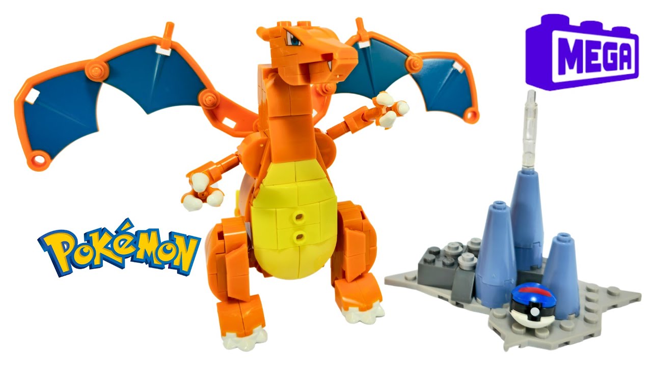 Building MEGA Pokemon Charizard - LEGO Pokemon Speed Build - YouTube