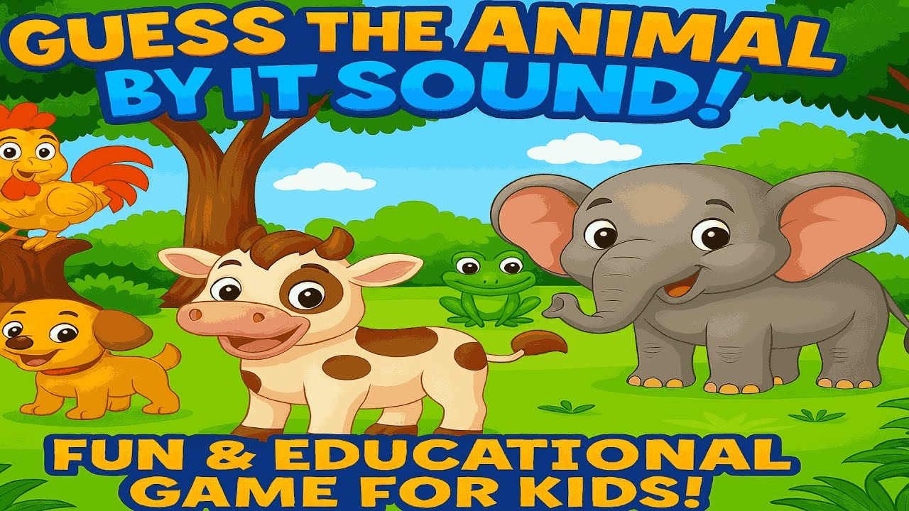 Guess the Animal by Its Sound! | Fun Animal Sounds Game for Kids 🐾🎧 ...