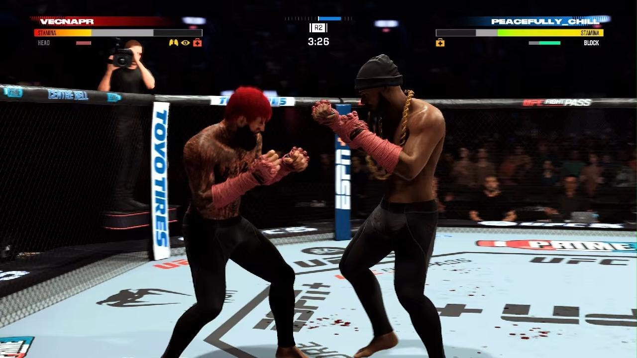UFC 5 player attempt ground fight but got ko - YouTube