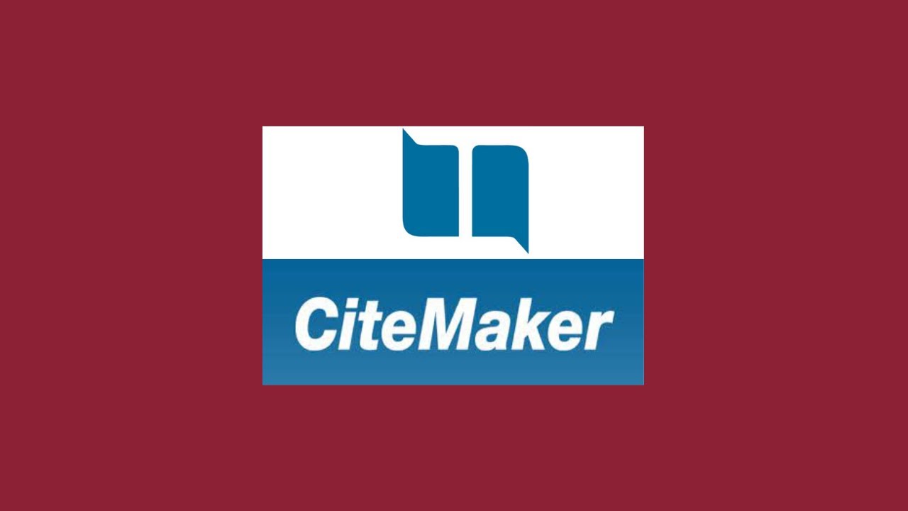CiteMaker Pt 2: Creating a Reference List - YouTube