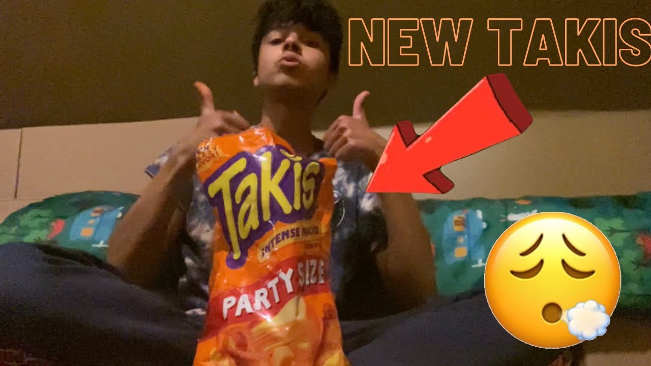 Trying The New Nacho Flavored Takis - YouTube