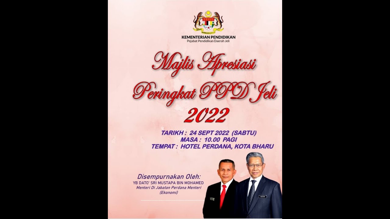 MAJLIS APRESIASI PERINGKAT PPD JELI 2022 - YouTube