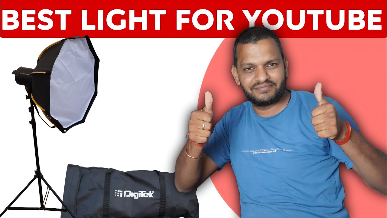 Best Light For Youtube || Digitek Continuous Light | Youtube Studio ...
