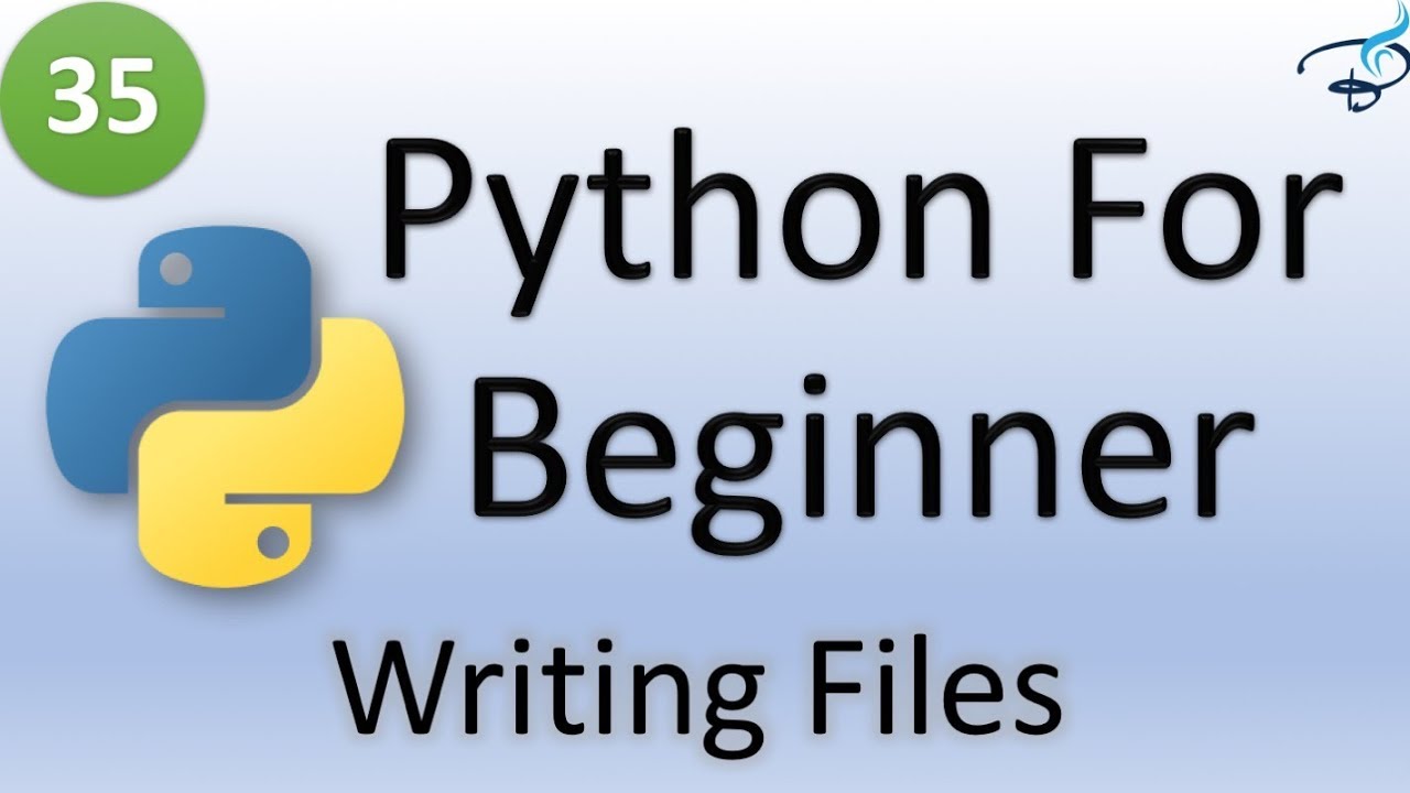 Python Tutorial for Beginners | Writing File #35 - YouTube