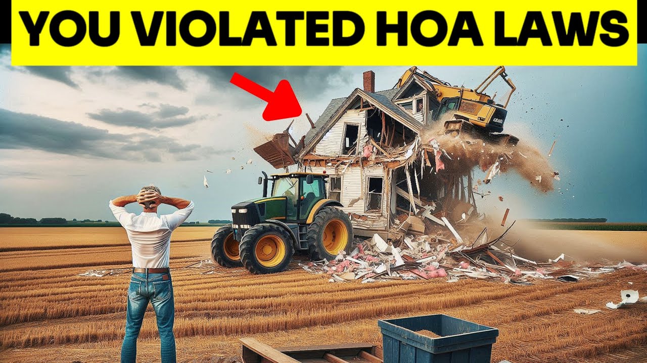 HOA Bulldozed My Farm House, Claiming it Violates Their Laws. I'm Not ...