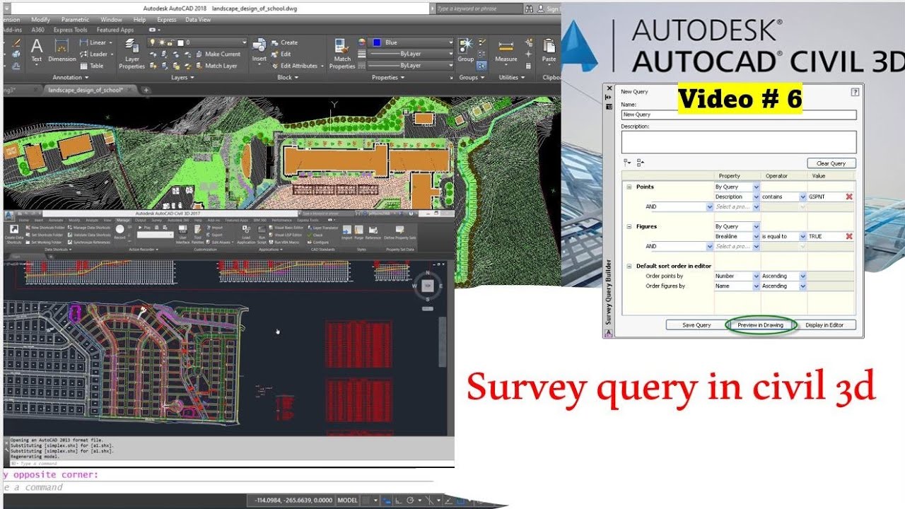 Survey Query in civil 3D create query to manage your data and figures ...