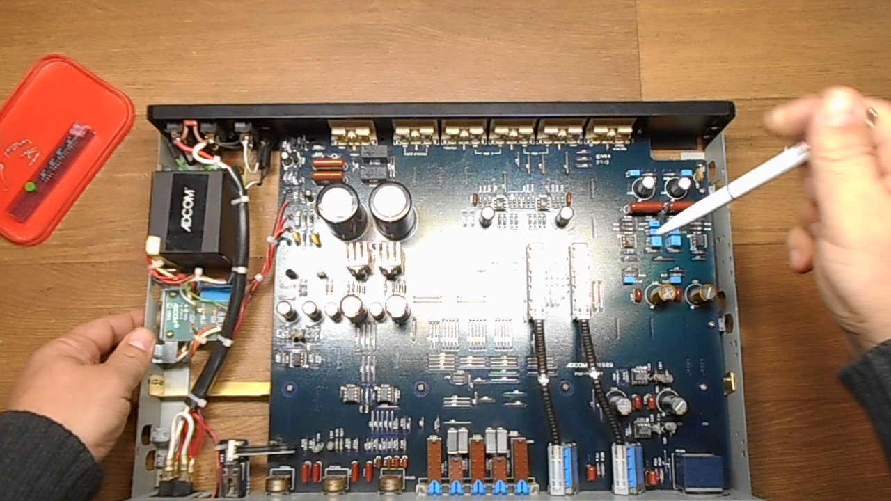 ADCOM GFP 555 II recap&tweek - YouTube