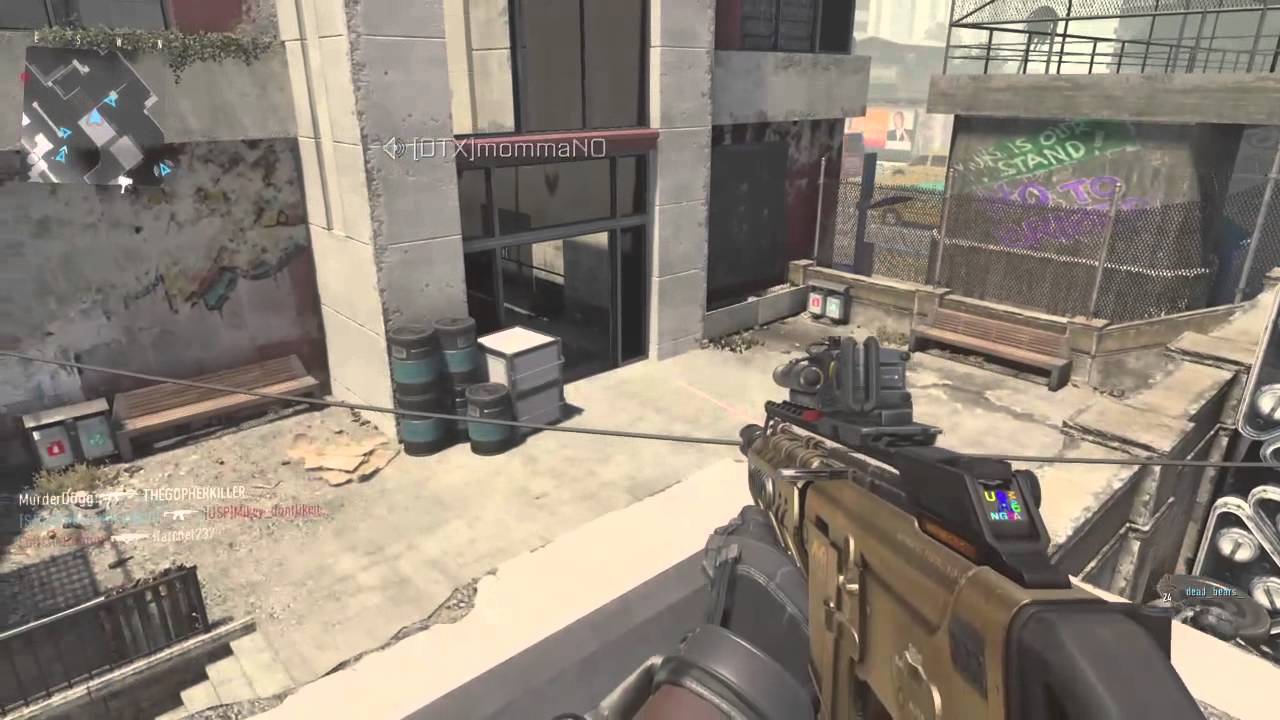 Call Of Duty AW walker tank gameplay - YouTube