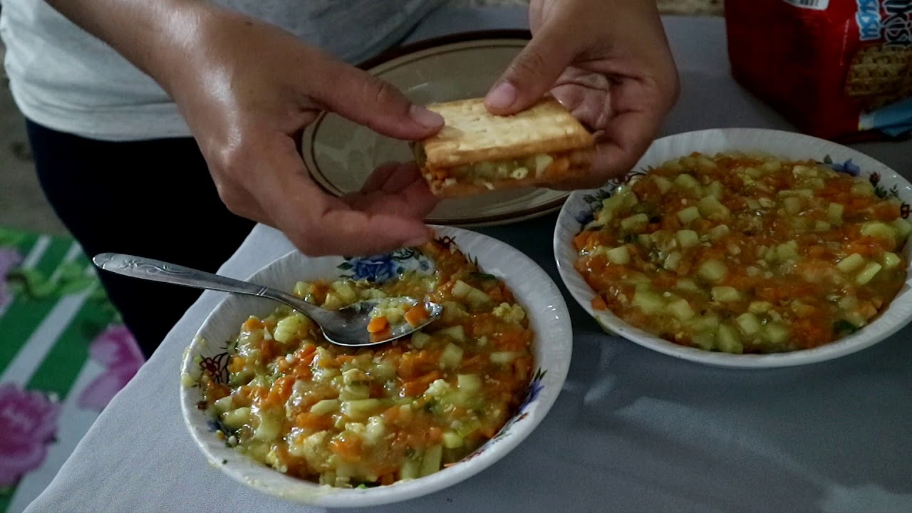 Resep Kue Gabin Isi Sayuran - YouTube