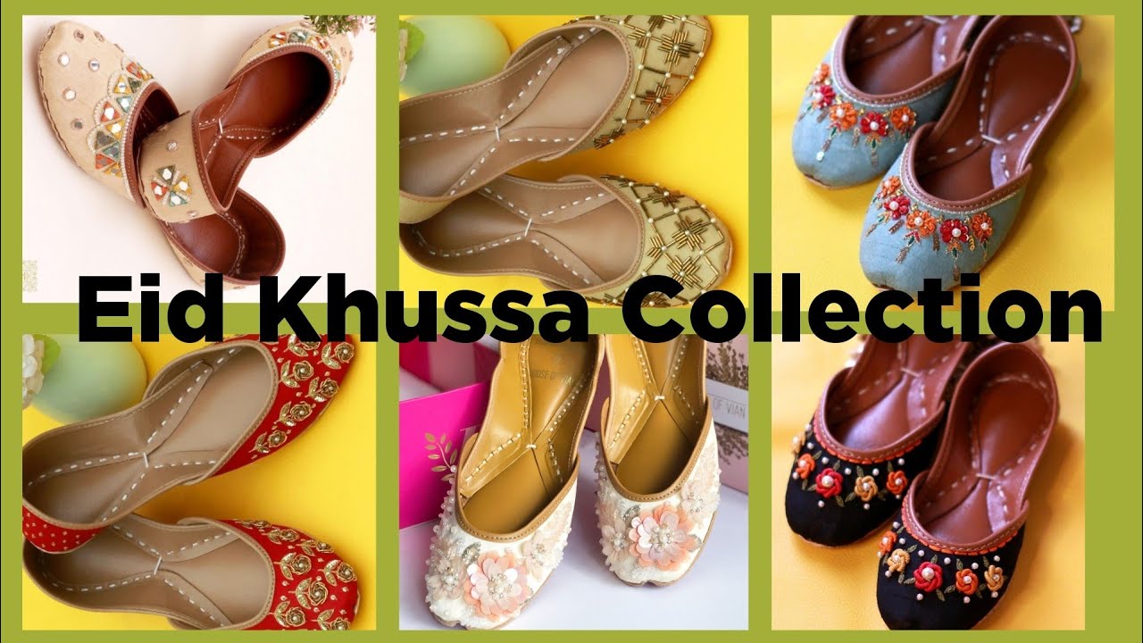 Eid Khussa Collection l Fancy Khussa Design l Creative Fashion Design ...