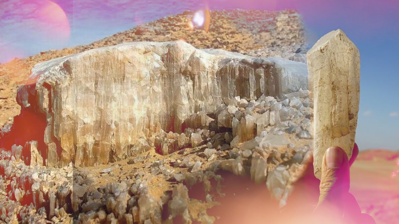 Amazing Locations! Crystal Gemstone Mountain in Egypt - YouTube