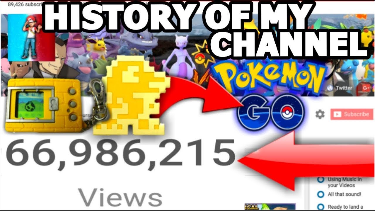 67 MILLION VIEWS! THE HISTORY OF MY CHANNEL & POKEMON GO - YouTube