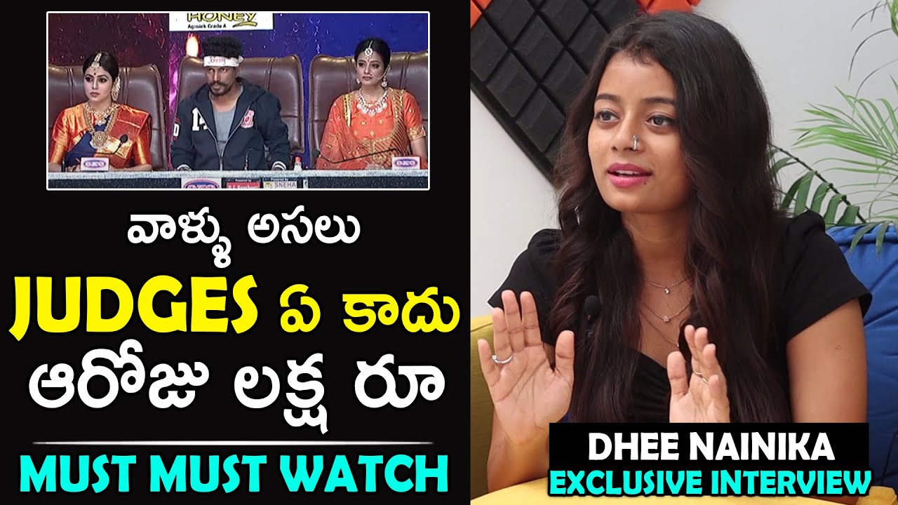 Shocking Facts : Dhee Nainika Exclusive Interview About Dhee True Facts ...