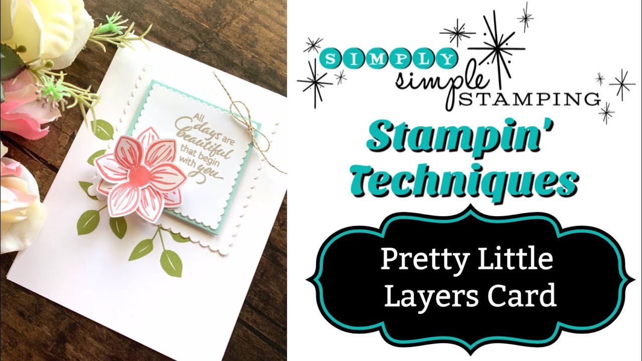 Card Making Fun With Easy Die Cut Squared Layers - YouTube