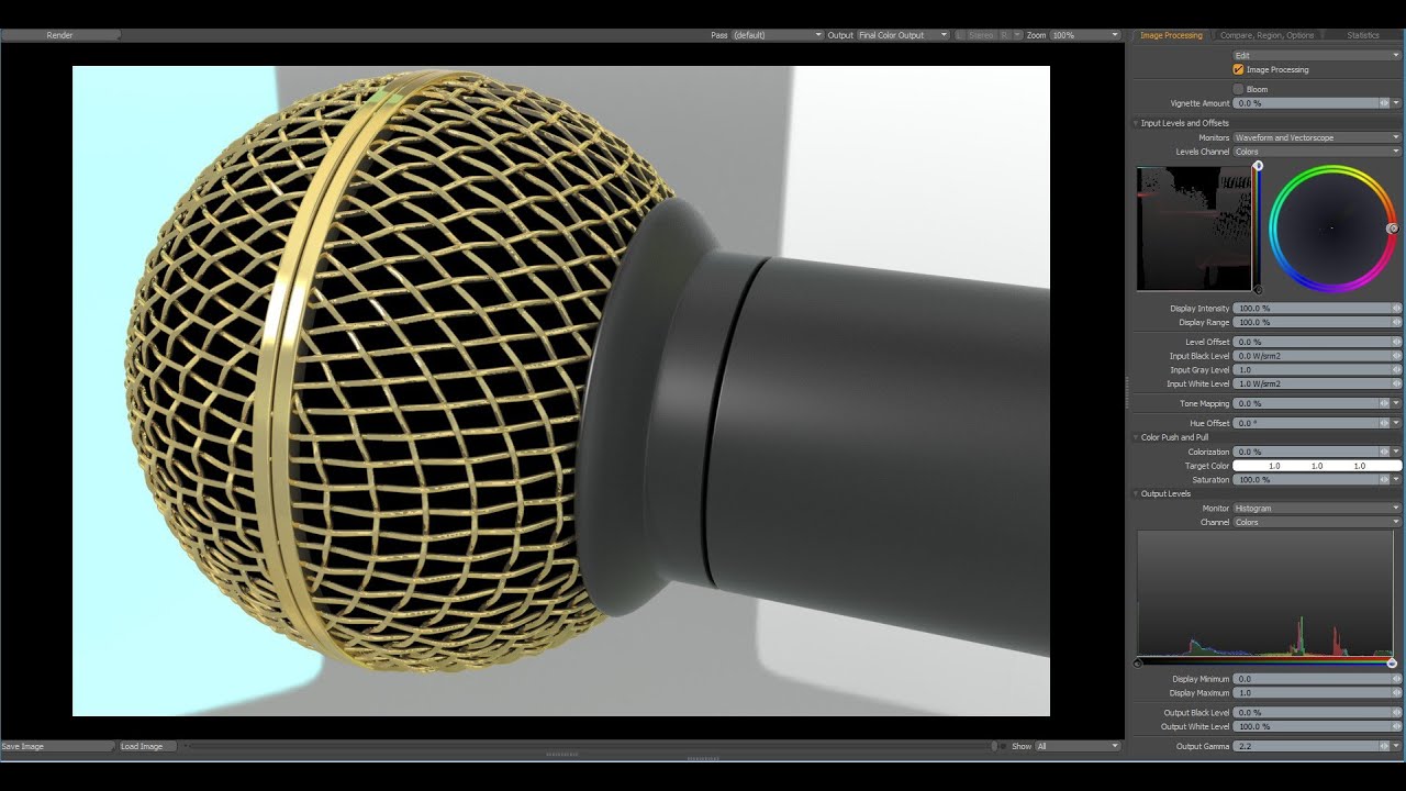Luxology modo - Modeling a Microphone - YouTube