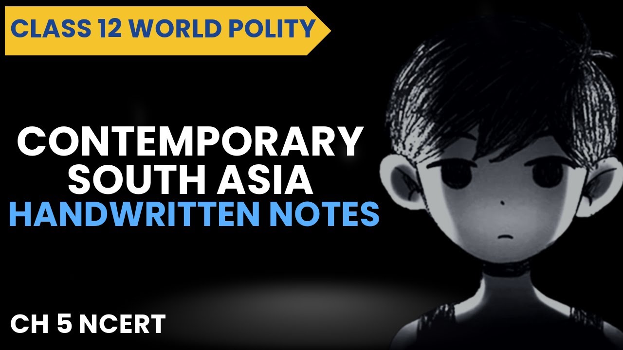 Contemporary South Asia Class 12 Notes - YouTube