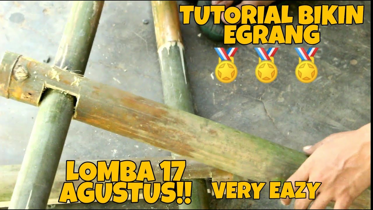 TUTORIAL CARA MEMBUAT EGRANG MAINAN TRADISIONAL INDONESIA SANGAT MUDAH ...