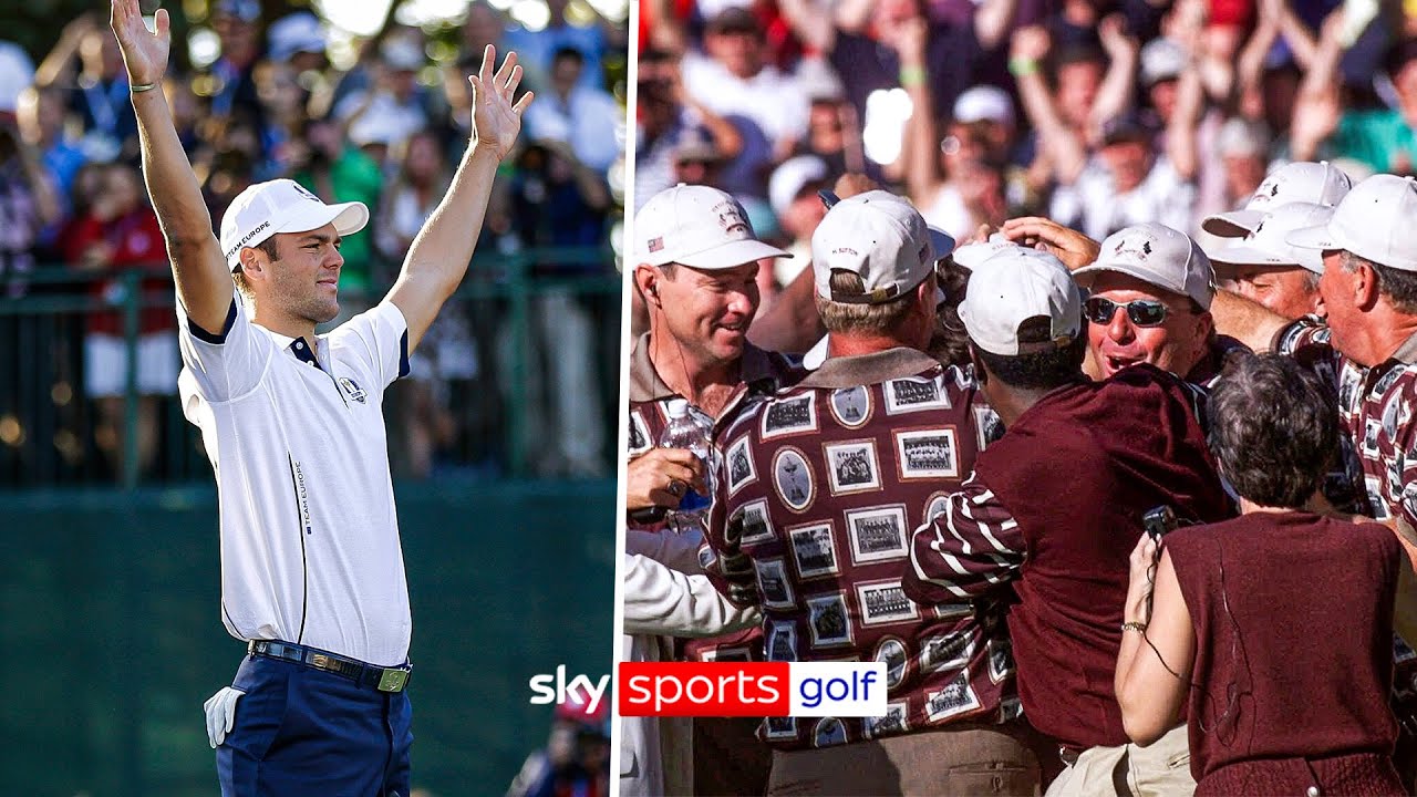 Ryder Cup MOST memorable winning moments! - YouTube