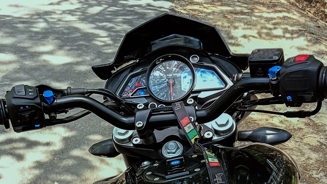 KTM Duke hendal bar installation in pulsar ns 200 bs 7 for conversion ...