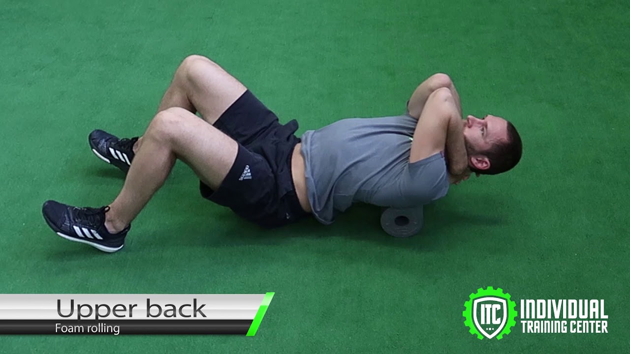 Foam rolling Upper back - YouTube