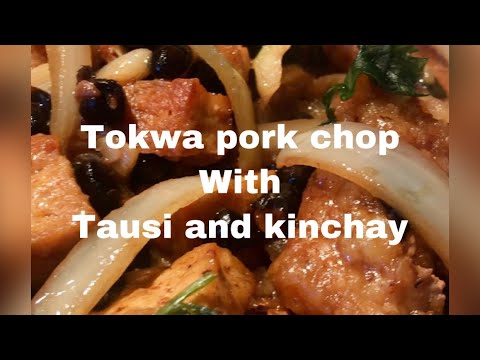 The best Tokwa pork chop with salted black bean (tausi) and cilantro ...
