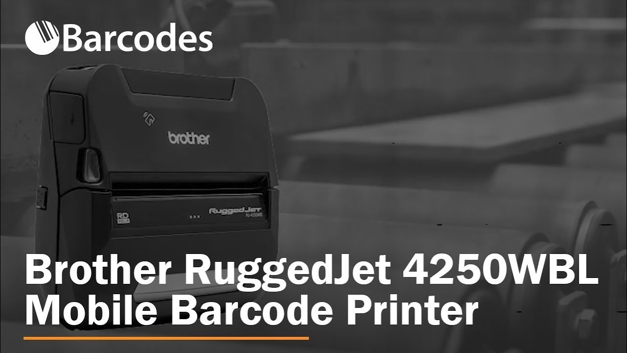 Brother's RuggedJet 4250WBL Printer - YouTube