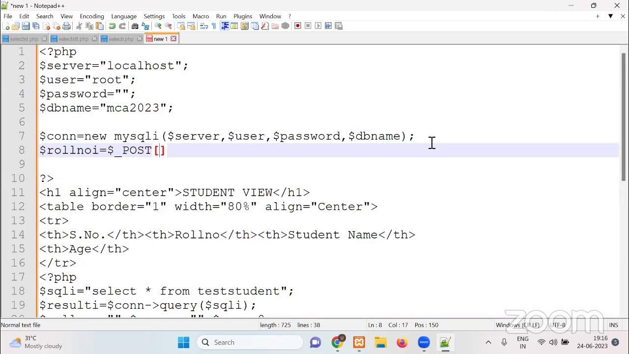 PROJECT CLASS MCA(24.06.2023) 6:30 PM-7:30PM - YouTube