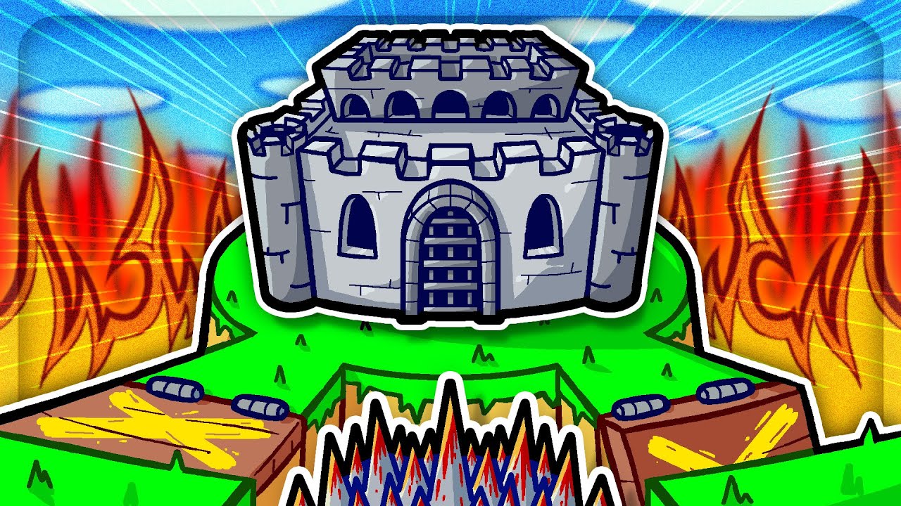 Using INSANE Traps To Defend My Castle - YouTube