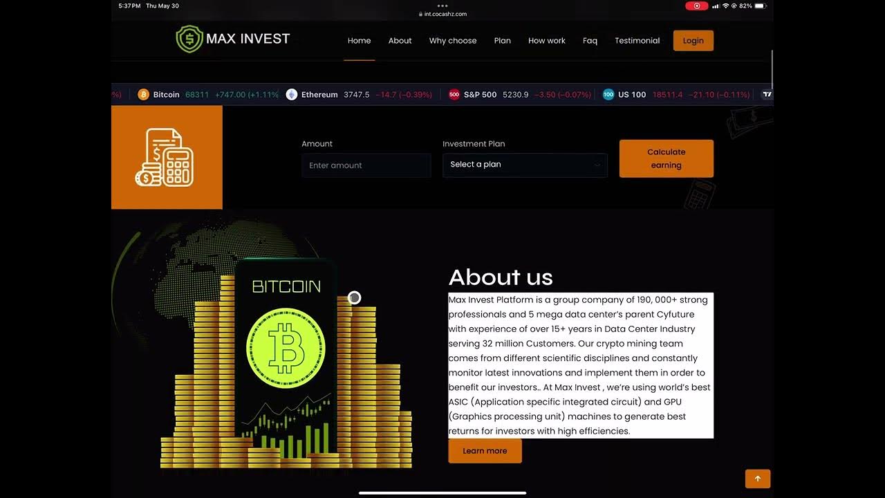 Bitcoin investment script available. #btc #script #php - YouTube