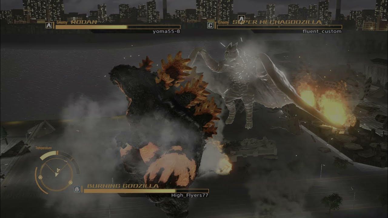 GODZILLA PS5 - Burning Godzilla vs Super Mechagodzilla and Rodan - YouTube