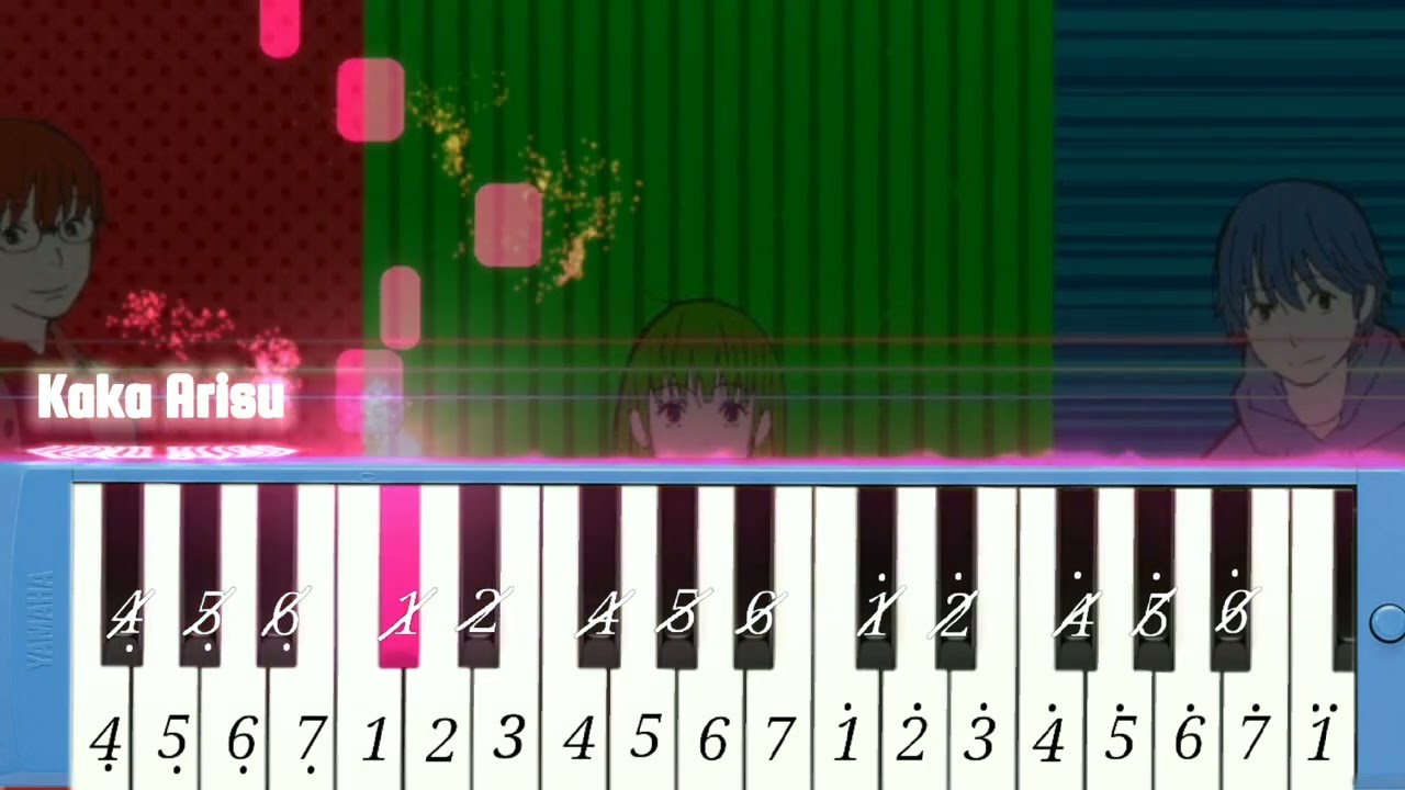 YOASOBI - 三原色 (RGB/Sangenshoku) [Not Pianika Beginner] - YouTube