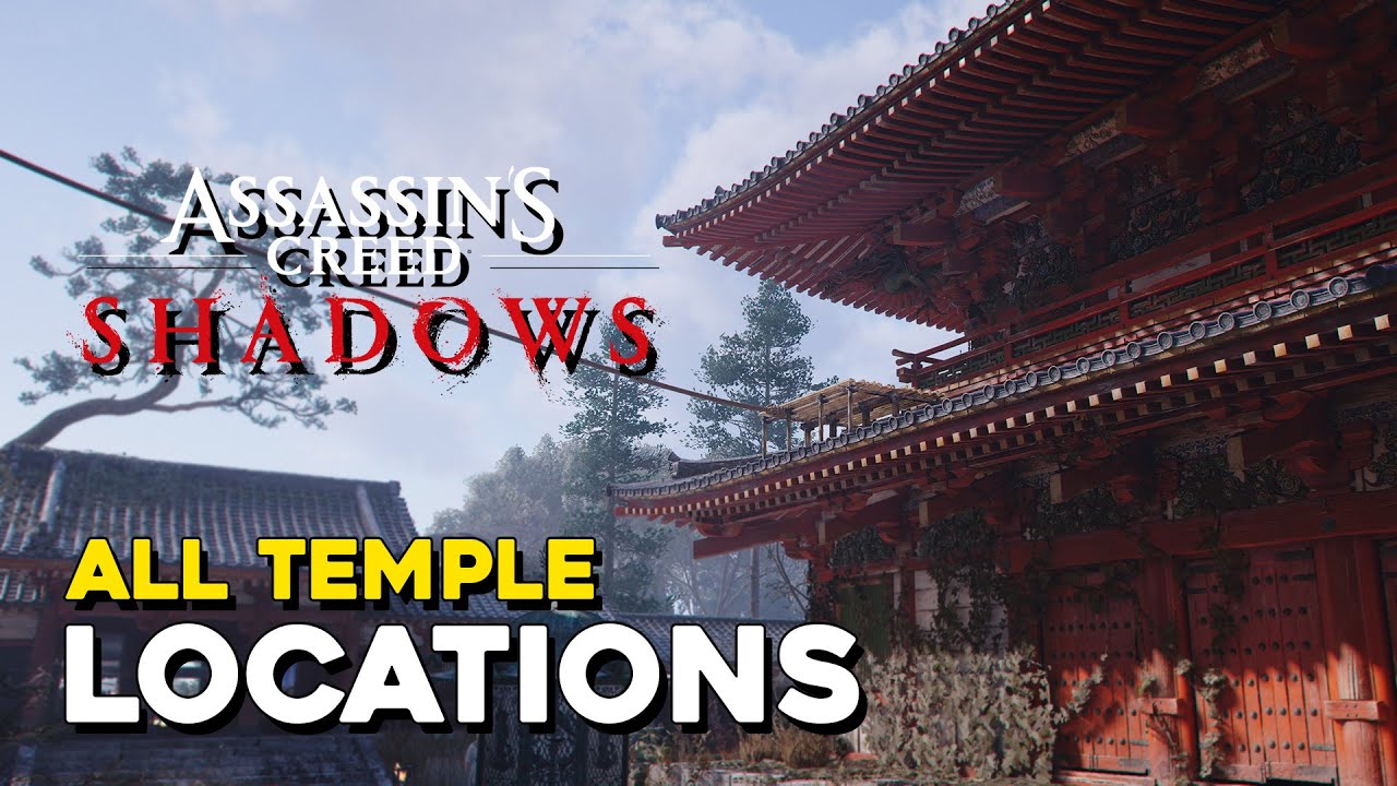 Assassin's Creed Shadows All Temple And Lost Page Locations - YouTube