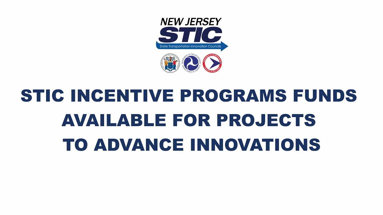 NJ STIC Incentive Grants - YouTube