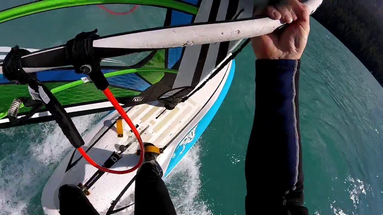 Starboard Rio L 2010 and Gaastra Cosmic 8.5 2013 Lake Silvaplana - YouTube