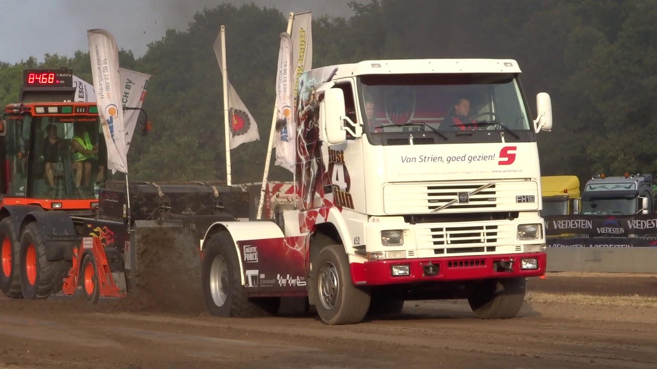 Truckpulling Just4Fun Goorden-Pulling Volvo Cromvoirt 2018 pull2 - YouTube