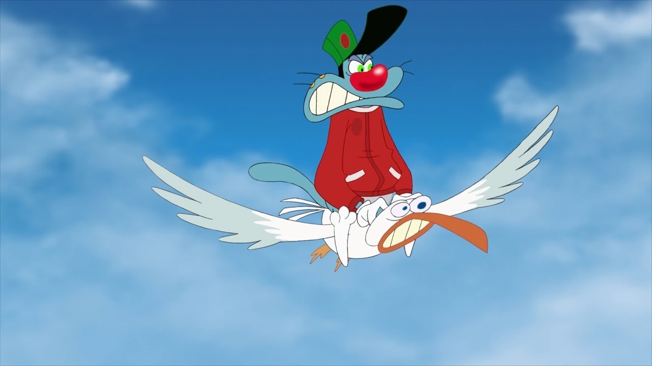 Oggy and the Cockroaches 🐦 BEST CLIP #BIRD #131 - YouTube