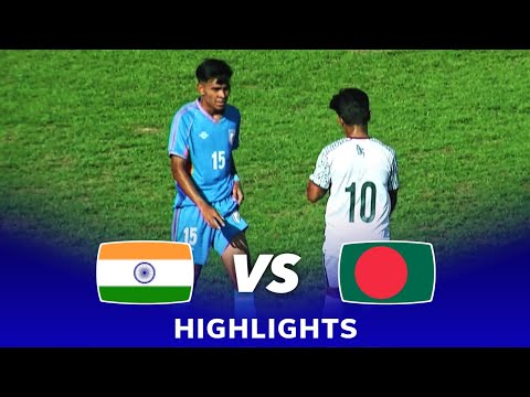 HIGHLIGHTS | Bangladesh vs India U20 Football Match | AFC U20 Asian Cup Qualifiers 2027 