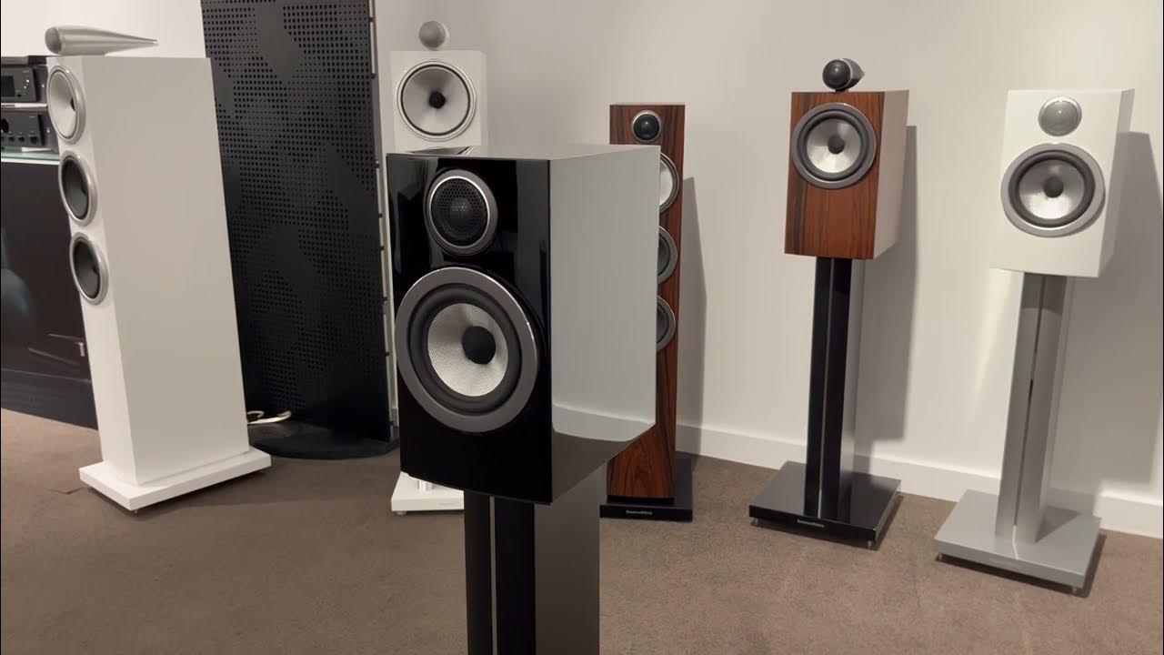 B&W 707 S3 | Negro Piano / Black Gloss - YouTube