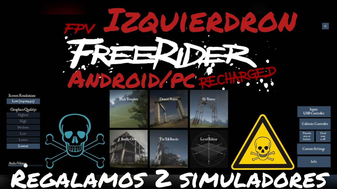 FPV DRONE FREERIDER RECHARGED SIMULATOR SORTEO EN ESPAÑOL lo mejor para ...