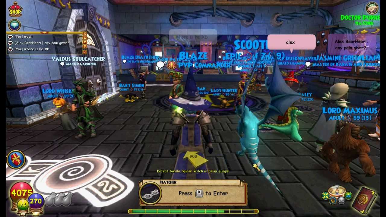 Wizard101 Death Minotaur Pet (Nightwalker) - YouTube